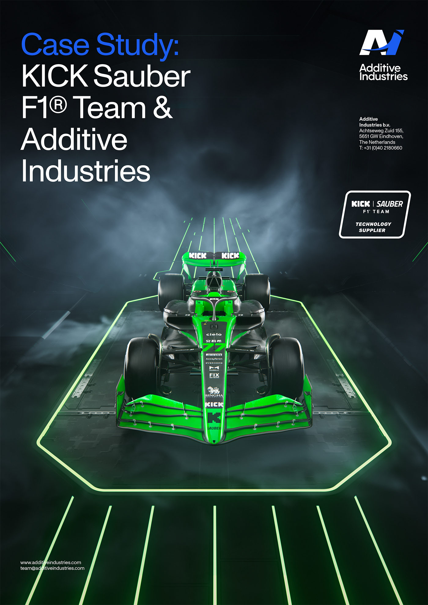 Case study: Design & Manufacture of AM F1 Chassis Inserts